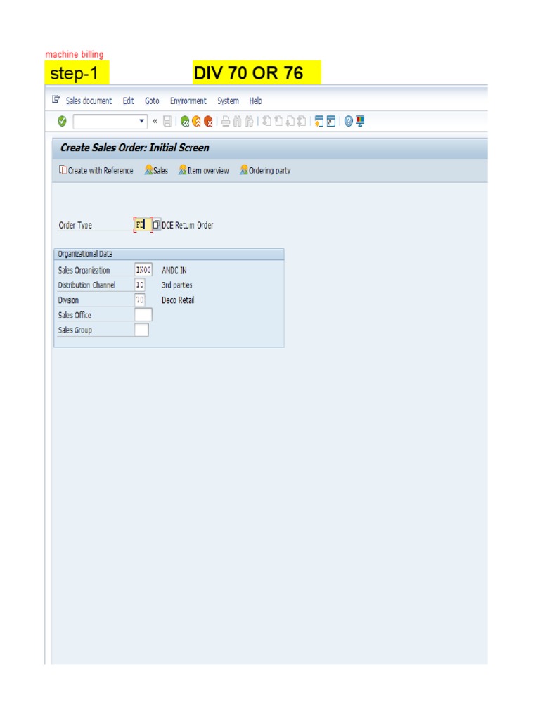 Machine Billing Process Guide | PDF
