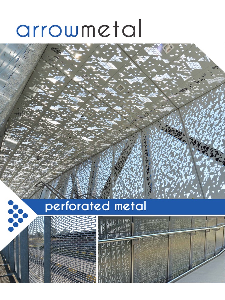 Arrow Metal Brochure - Perforated Metal | PDF | Sheet Metal | Metalworking