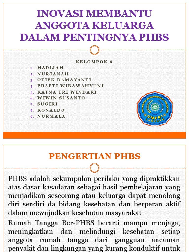 Inovasi PHBS | PDF