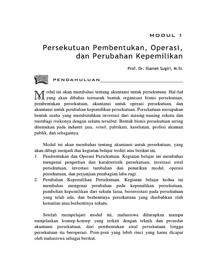 Bab 01 Akl 2 | PDF
