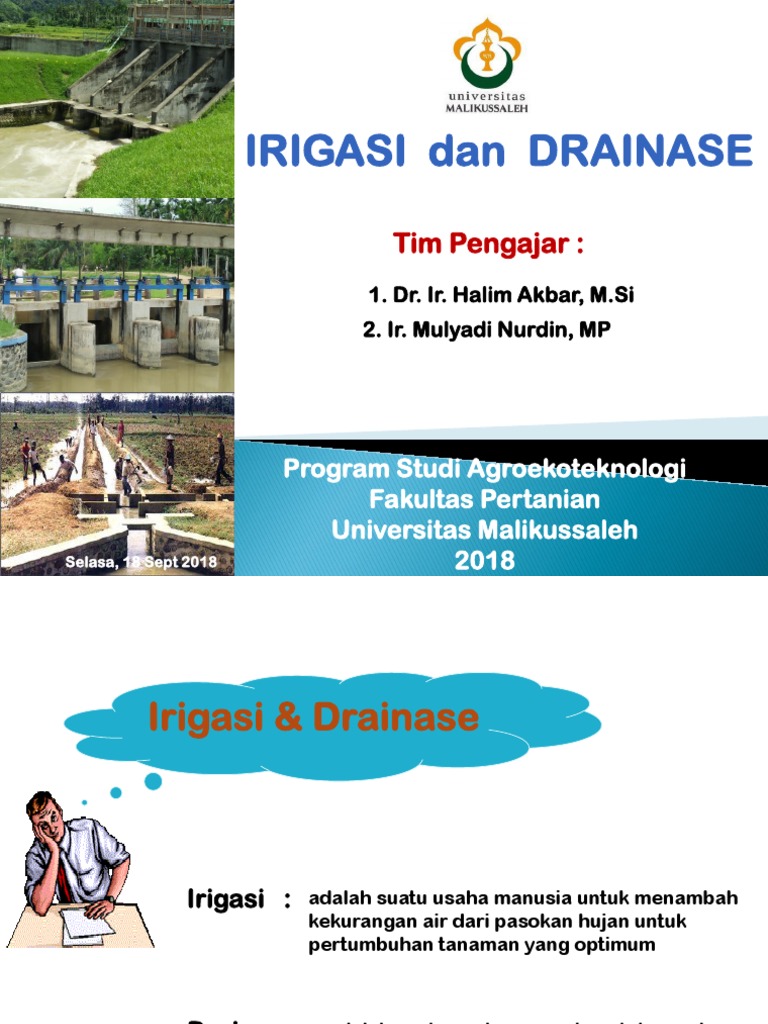 Kuliah Ke - 2 Sejarah Irigasi Dan Drainase | PDF