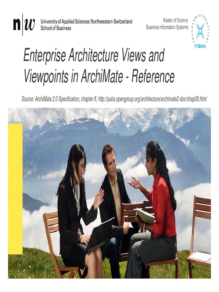 EA 4b ArchiMate Views and Viewpoints PDF | PDF | Business Process | Information Technology