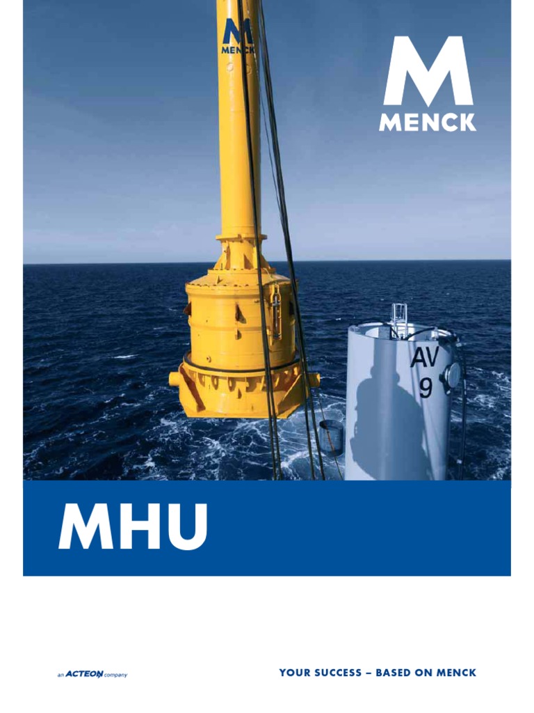 MENCK Catalog - Eng - A PDF | PDF | Offshore Wind Power | Hammer