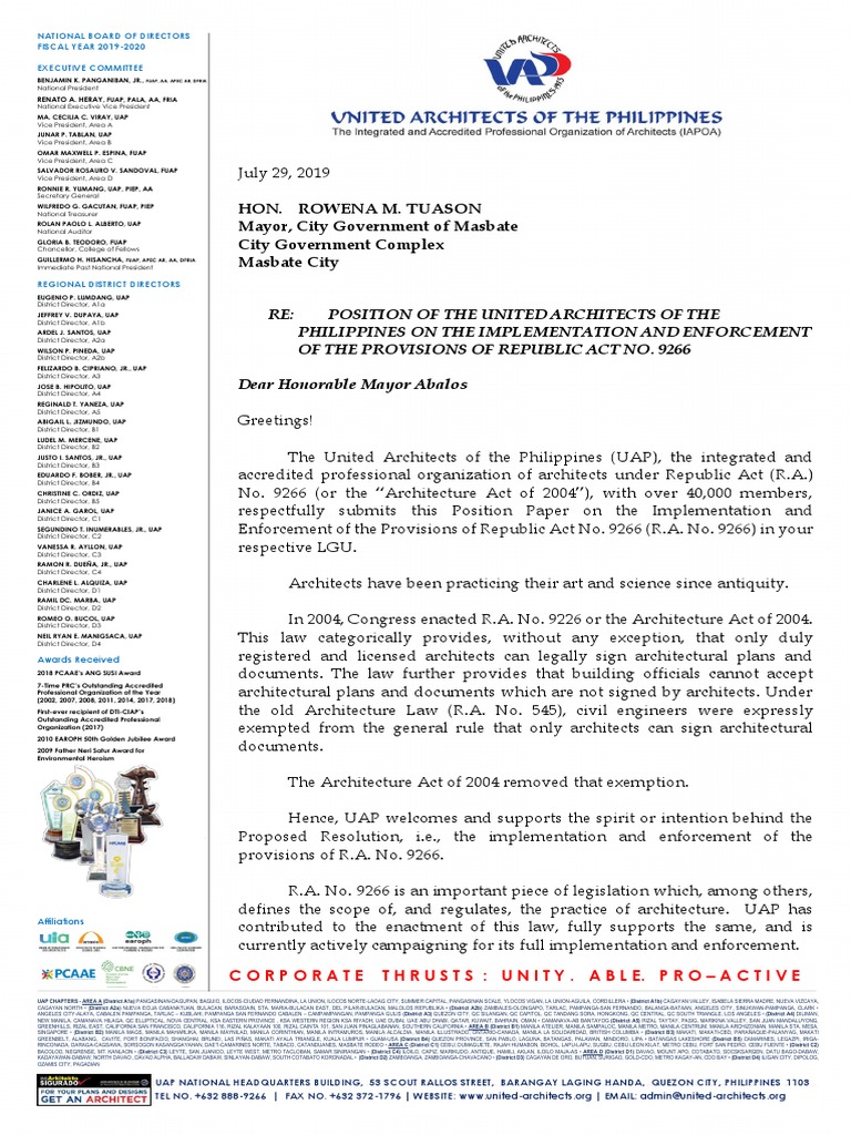 Position Paper | PDF | Manila | Makati