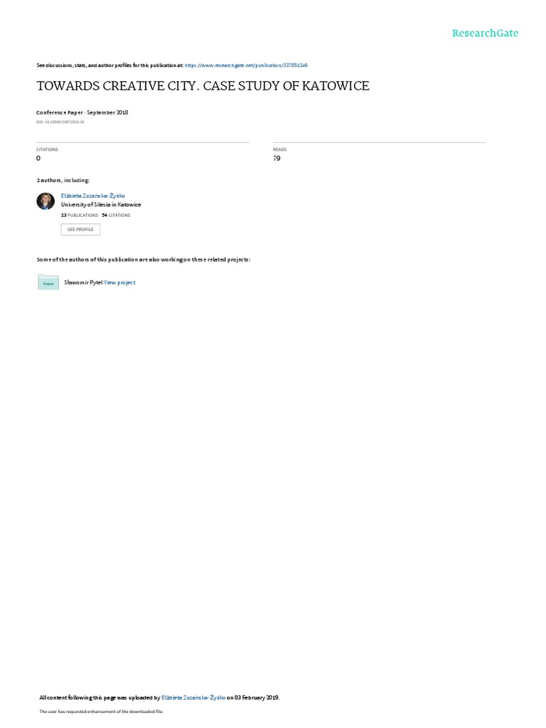 Creative City Case Study | PDF