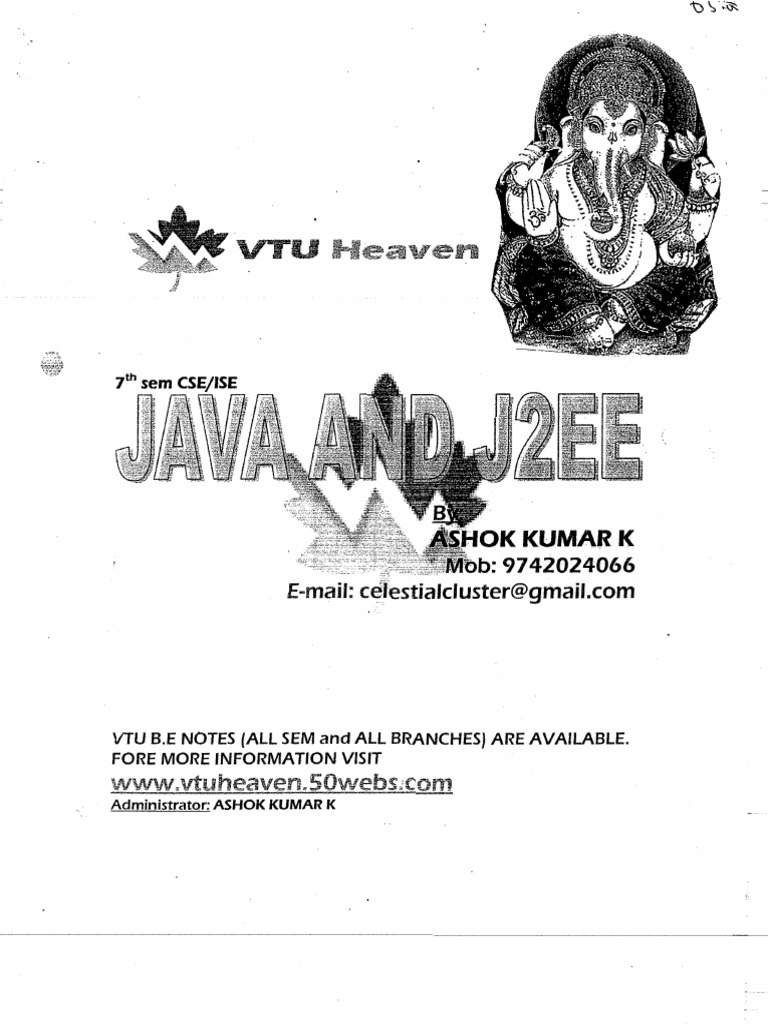 Ashok Kumar Java Notes PDF | PDF