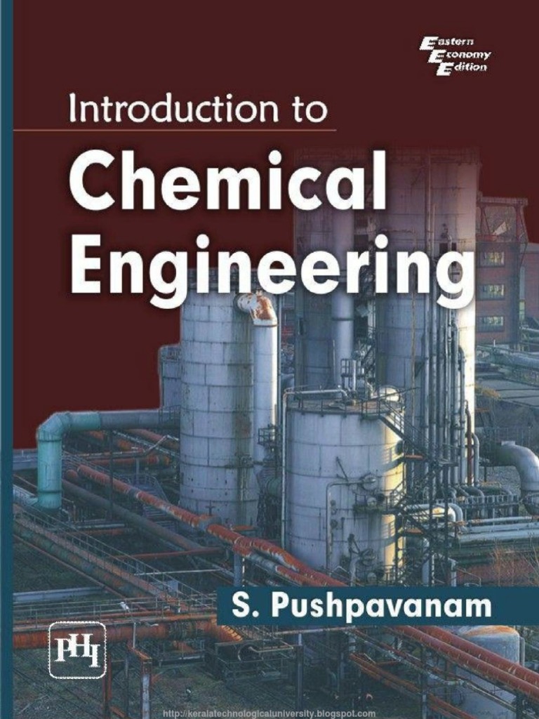 Introduction To Chemical Engineering Pushpavanam PDF | PDF | Cracking ...