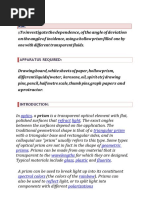 Physics Class 12 Project | PDF | Diffraction | Electrodynamics