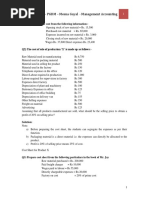 Cost Sheet Format and Examples | PDF | Expense | Cost