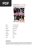 The White Tiger (Adiga Novel) | PDF