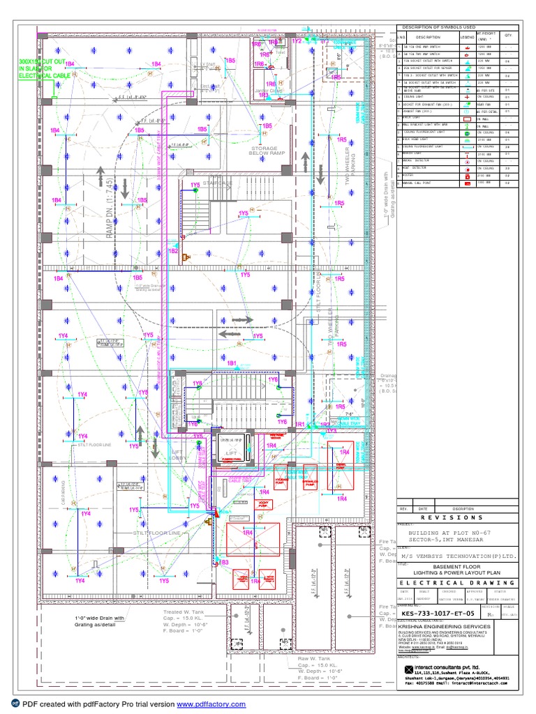 18 01 2019 Basement Lighting Power Layout Plan PDF | PDF | Nature