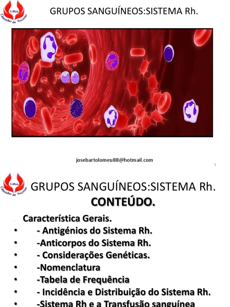 GS e Sistema RH | PDF | Tipo sanguíneo | Patologia clínica