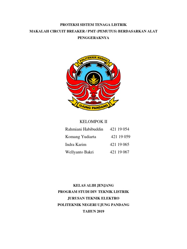Pemutus Tenaga Listrik: Jenis dan Fungsi | PDF | Sains & Matematika | Komputer