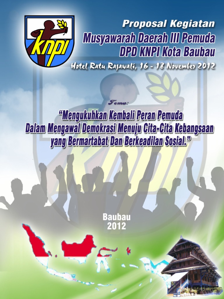 Proposal Musda Iii Knpi Kota Baubau | PDF