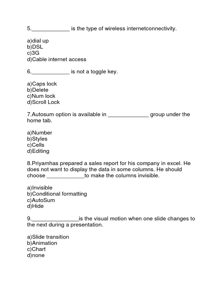 Class 10 Information Technology Material | PDF | Local Area Network ...