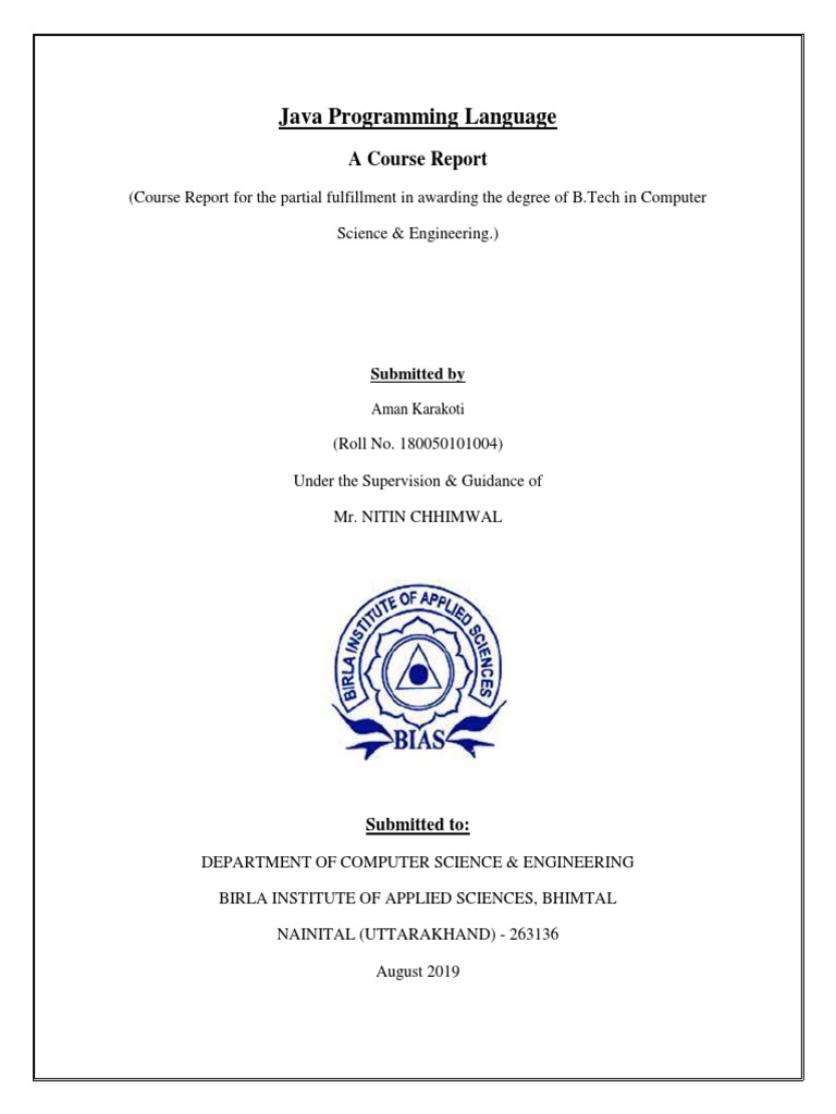 Aman Pdf Java Programming Language Class Computer Programming
