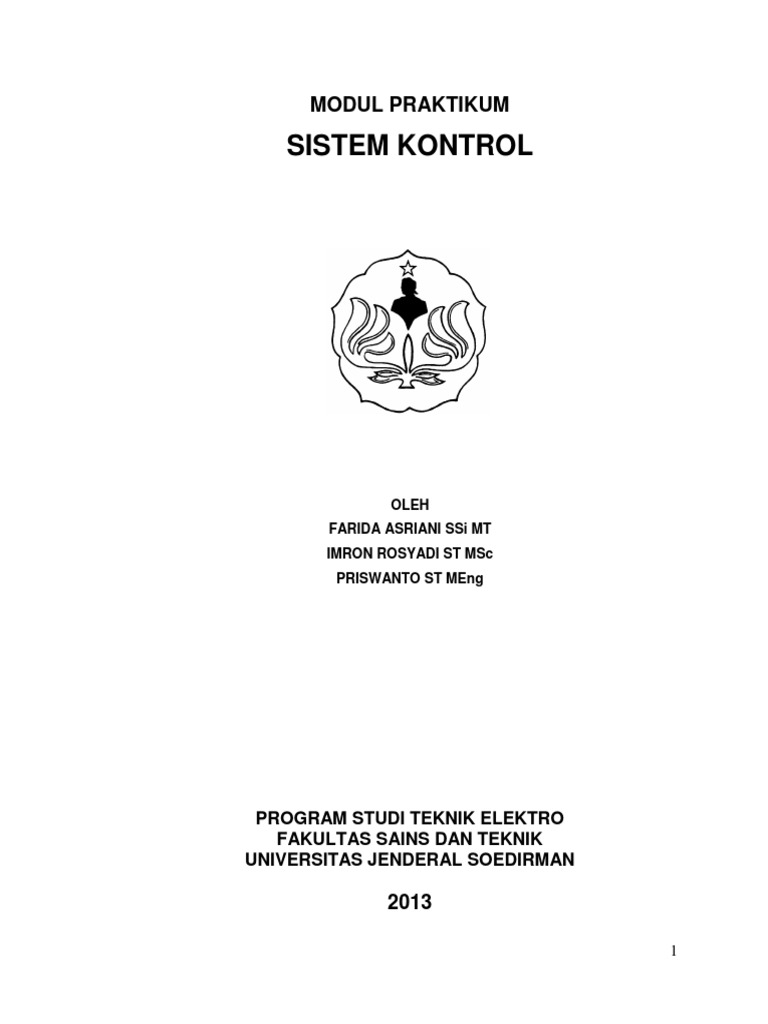 Praktikum Sistem Kontrol dengan MATLAB | PDF | Sains & Matematika ...