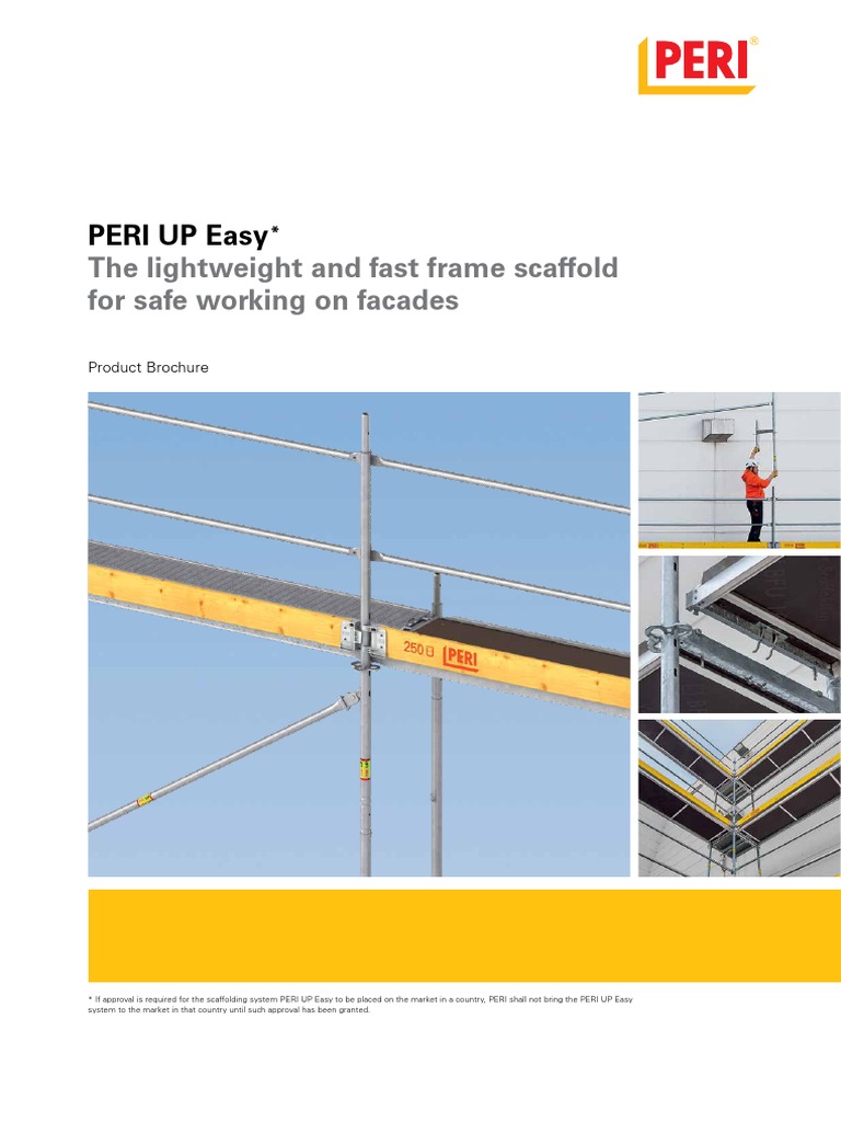 Peri Up Easy Brochure PDF | PDF | Scaffolding | Nature