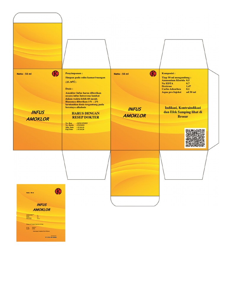 Kemasan Infus Amoklor | PDF