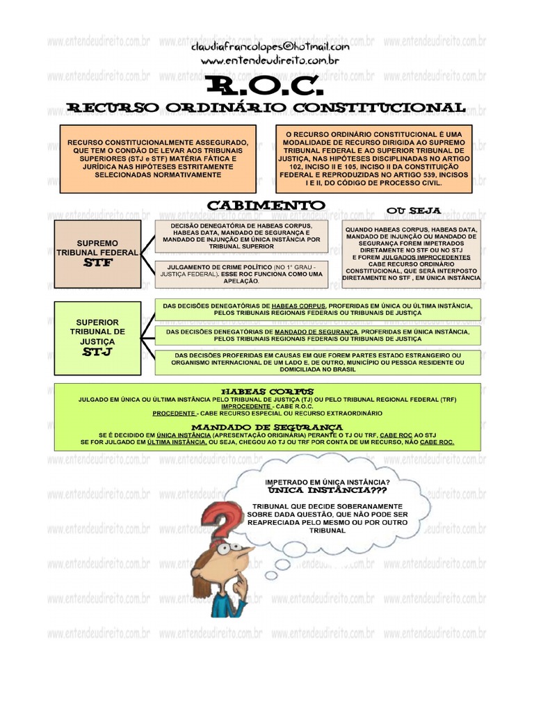 Recurso Ordinário Constitucional Pdf Mandamus Habeas Corpus