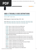Honda DTC Codes | PDF | Throttle | Ignition System