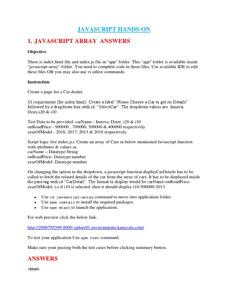 JS Hands-On | Download Free PDF | Java Script | Boolean Data Type