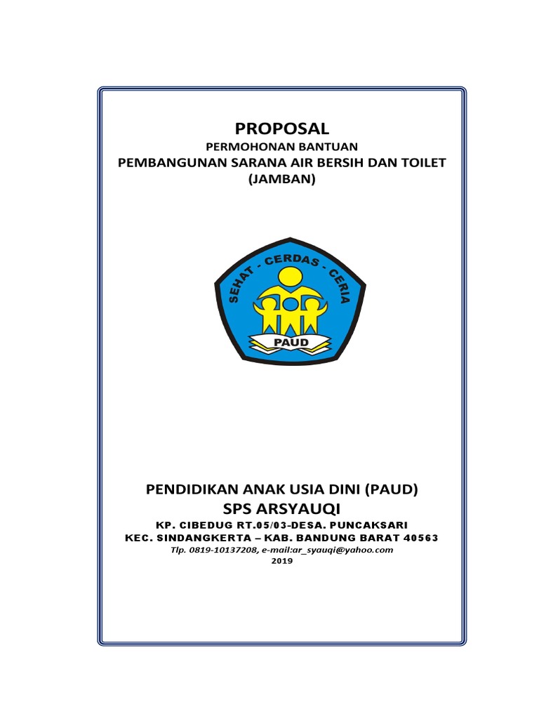 Proposal Jamban MCK | PDF