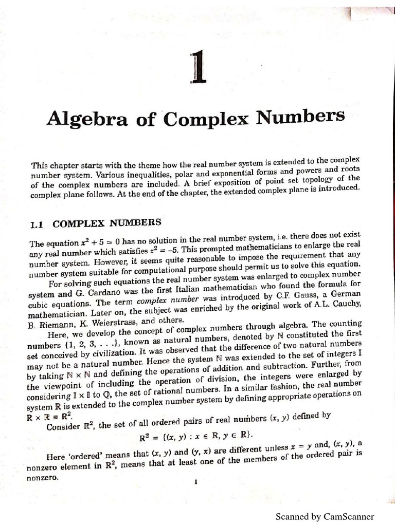 Complex Variables H S Kasana PDF | PDF