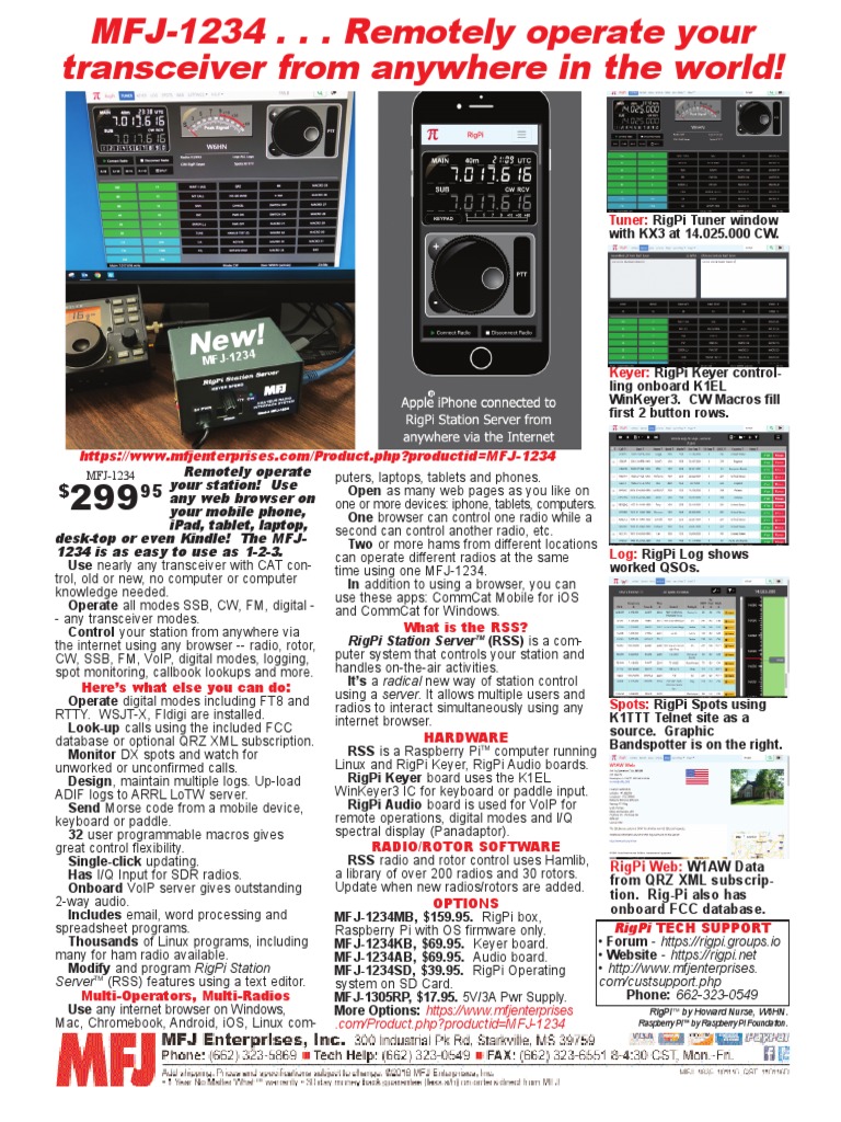 MFJ 1234 | PDF | Ios | Tablet Computer