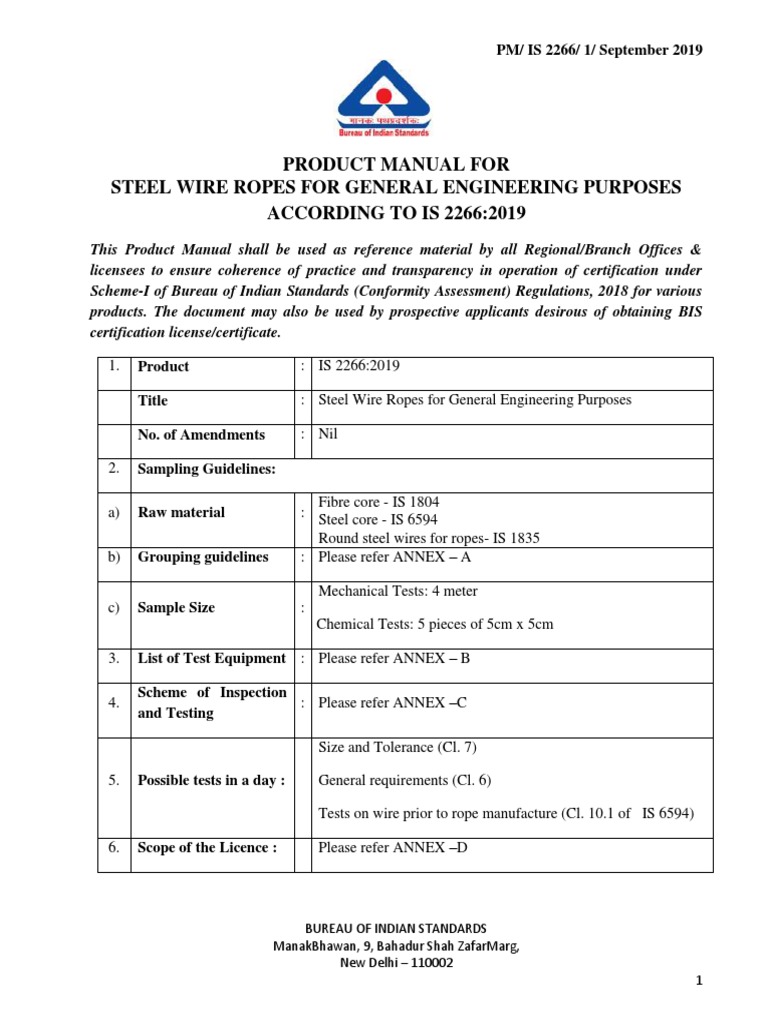 Manual 2266 | PDF | Rope | Wire
