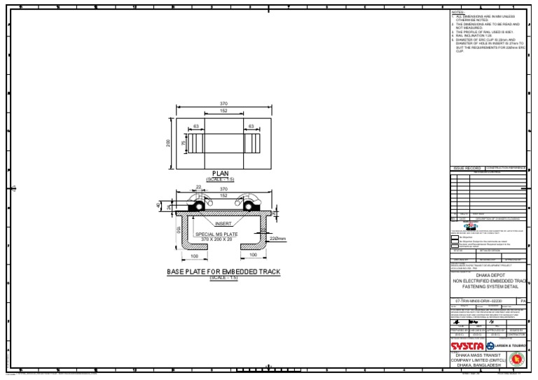 Base Plate Drawing PDF | PDF | Business
