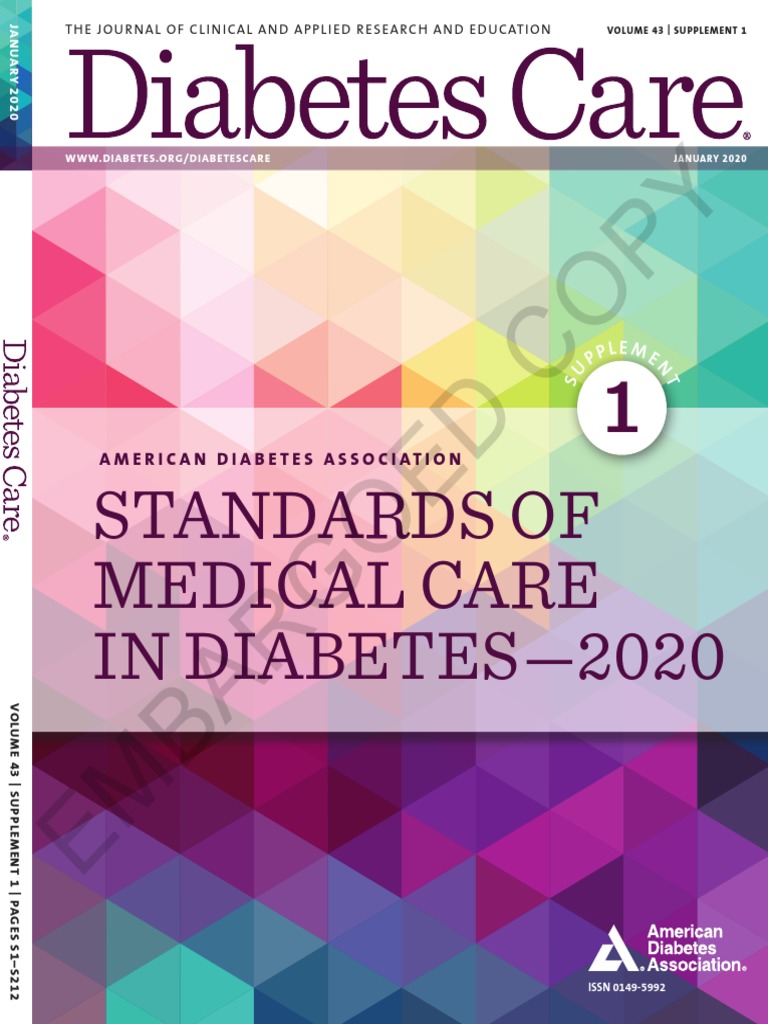 ada 2020.pdf | Evidence Based Medicine | Diabetes Management
