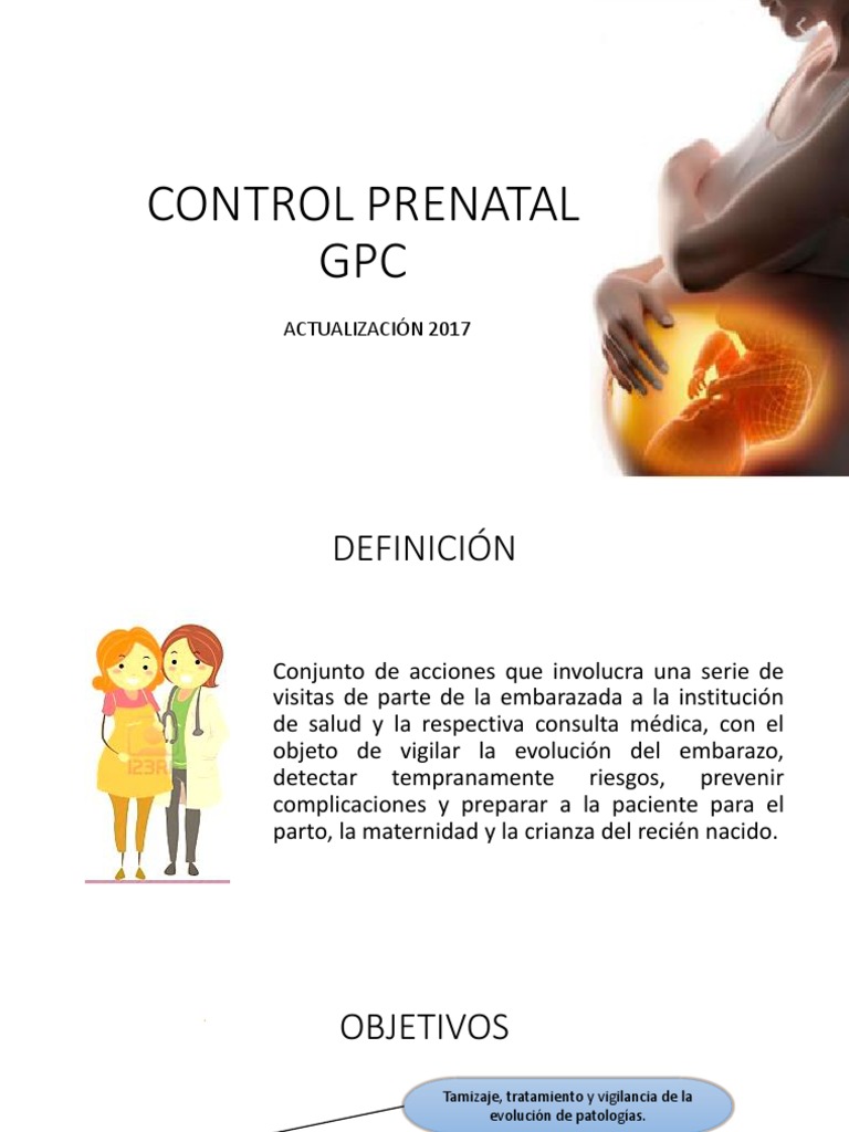 Control Prenatal GPC | PDF | El embarazo | Depresión (estado de ánimo)