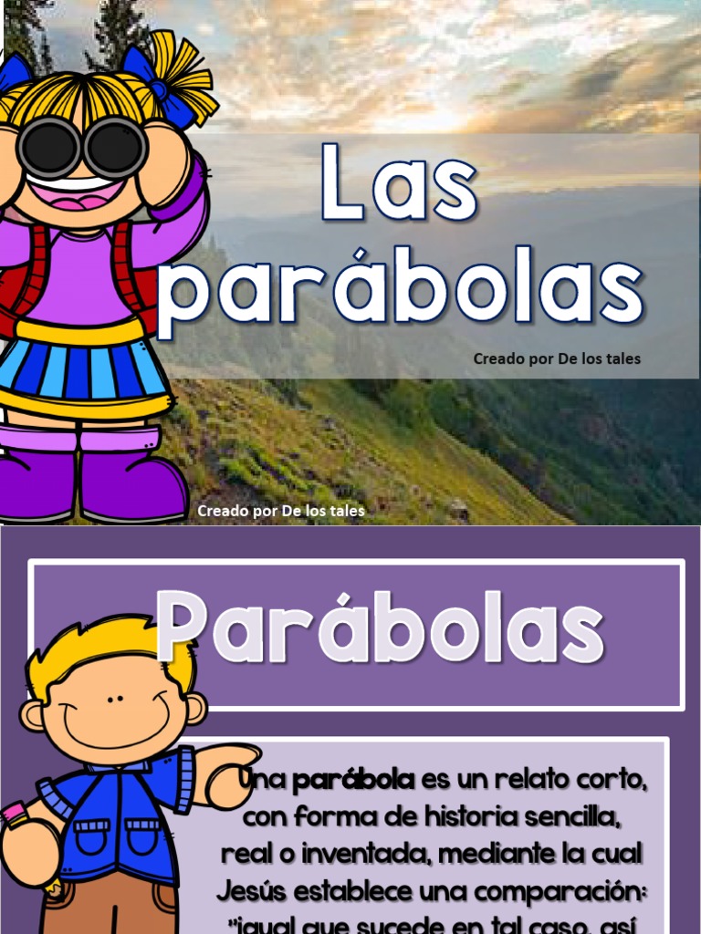 Serie Las parábolas Presentación.pdf | PDF | Parábolas de Jesús ...