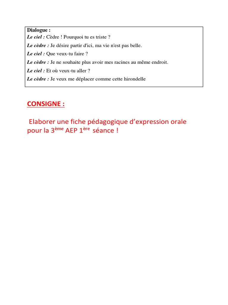 Atelier Expression Orale | PDF