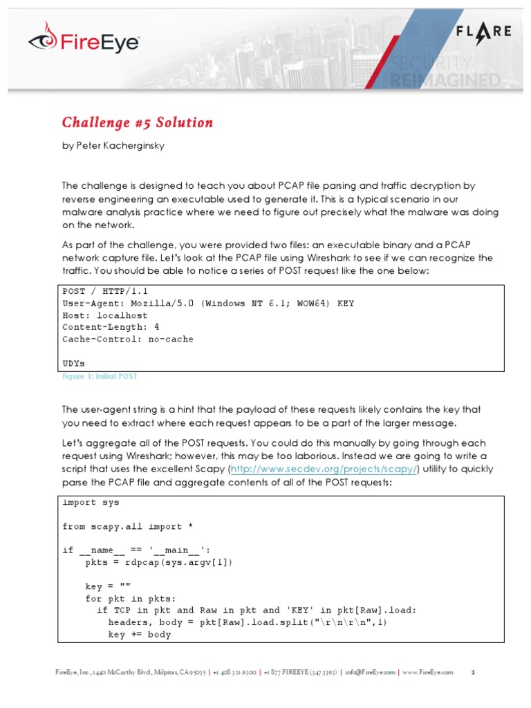 PCAP File Parsing | PDF | Text File | Computer Data