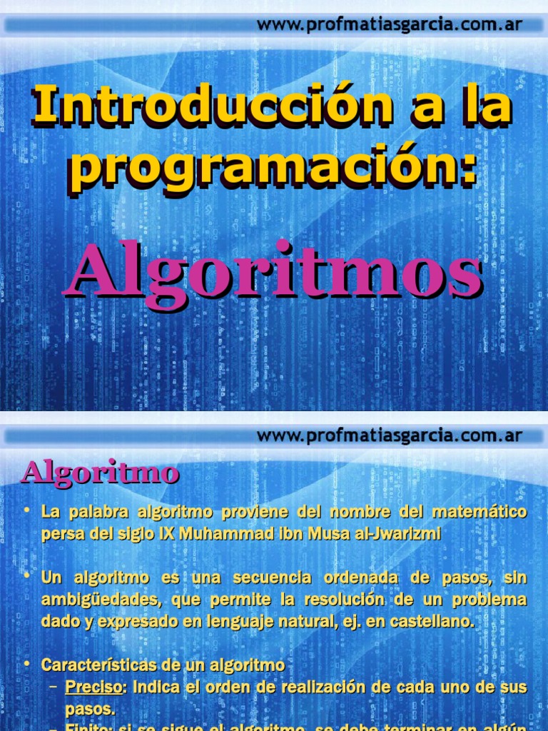 Algoritmos | PDF | Algoritmos | Lenguaje de programación