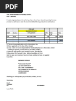 Emailing Painting Quotation Template (1) - 1 | PDF