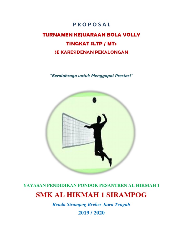 Proposal Bola Volly | PDF