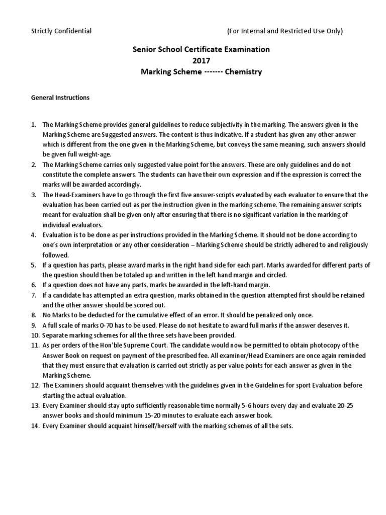 CBSE Previous Year Question Papers Compartment Exam Class 12 Chemistry ...