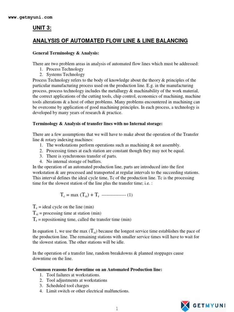 Mechanical - Engineering - Computer Integrated Manufacturing Systems - Analysis of Automated ...