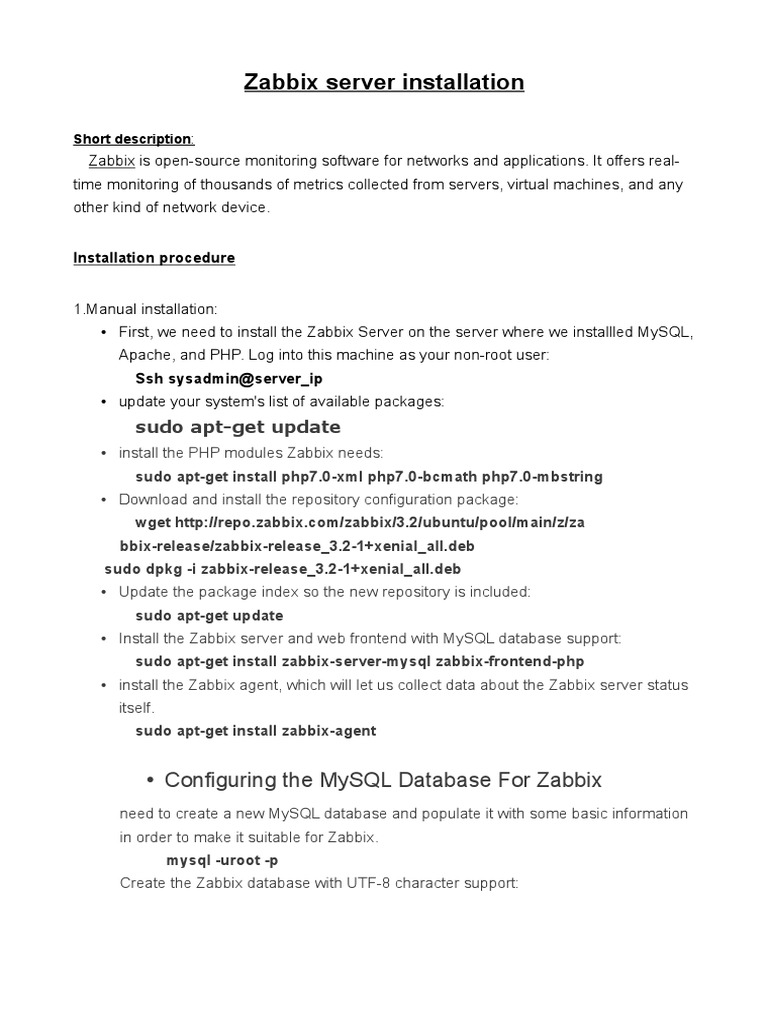 Zabbix Monitoring Tool | PDF | Sudo | Transport Layer Security