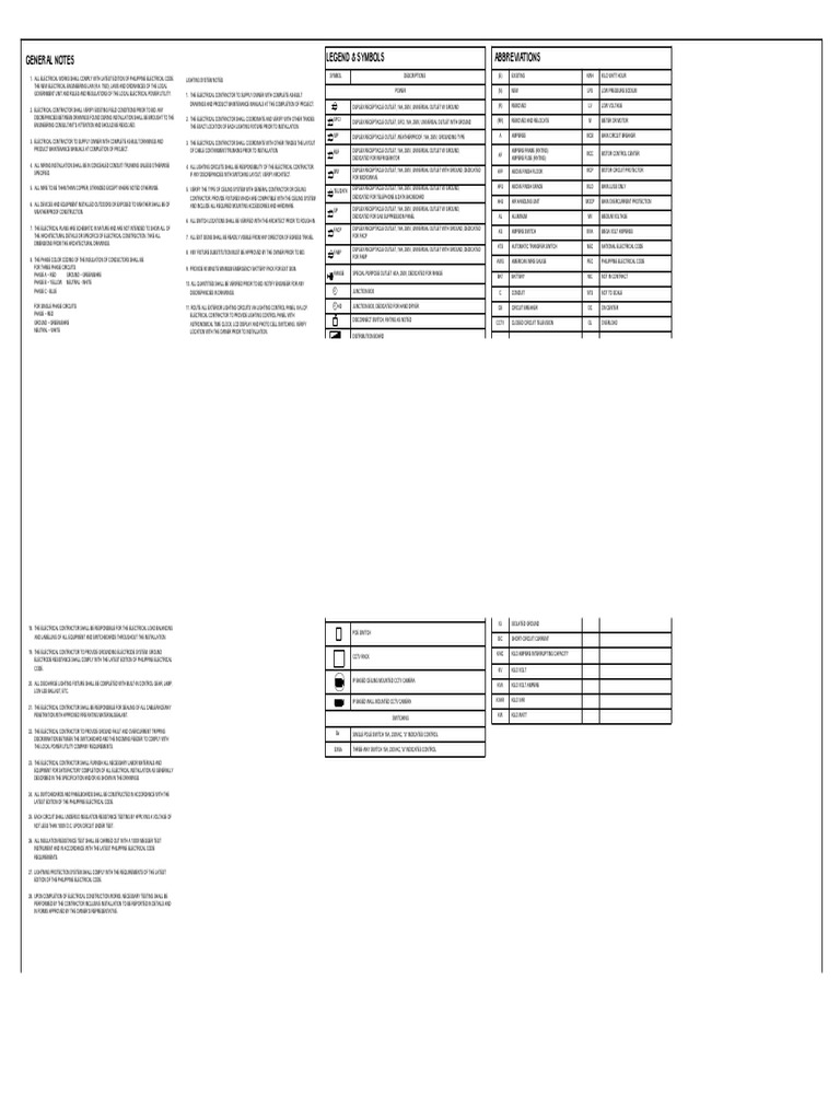 General Notes PDF | PDF | Wire | Building Engineering