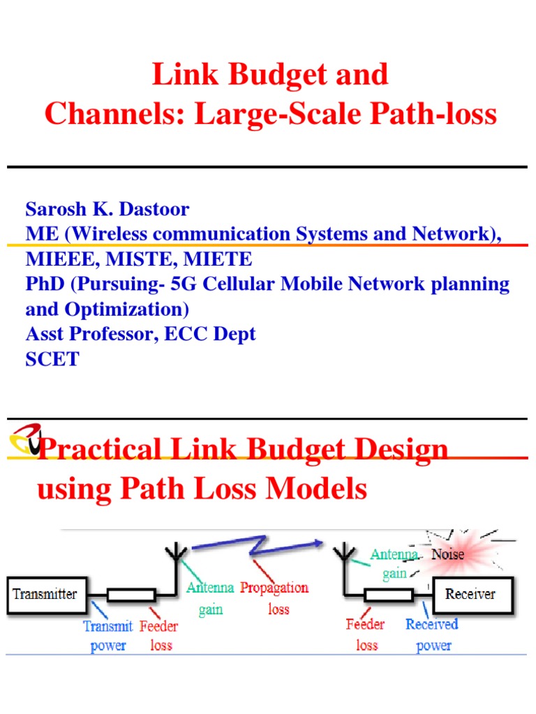 Chap 3 Path Loss Models Good | PDF | Waves | Broadcast Engineering