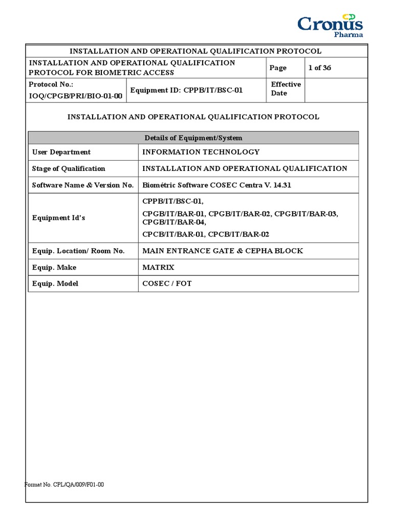 IOQ of Metrix | PDF | Authentication | Biometrics