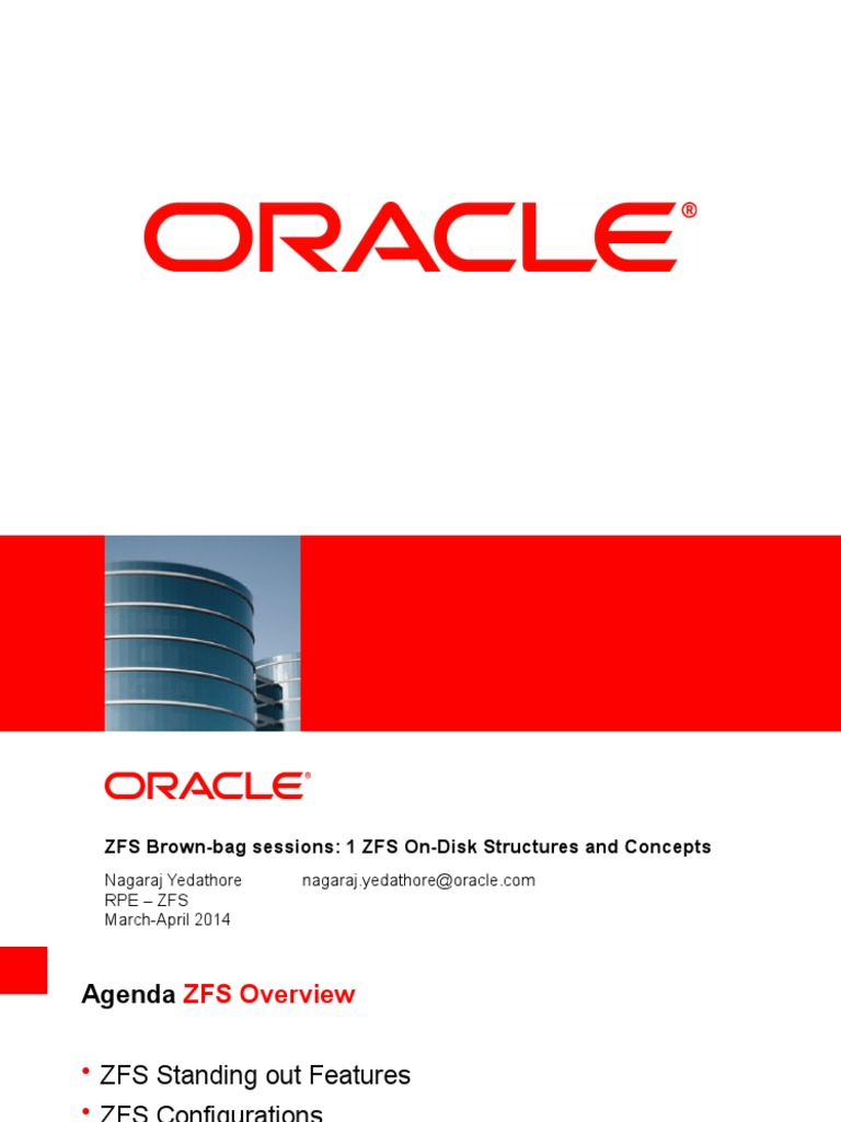 ZFS Overview | Download Free PDF | Operating System Technology | Computer Data