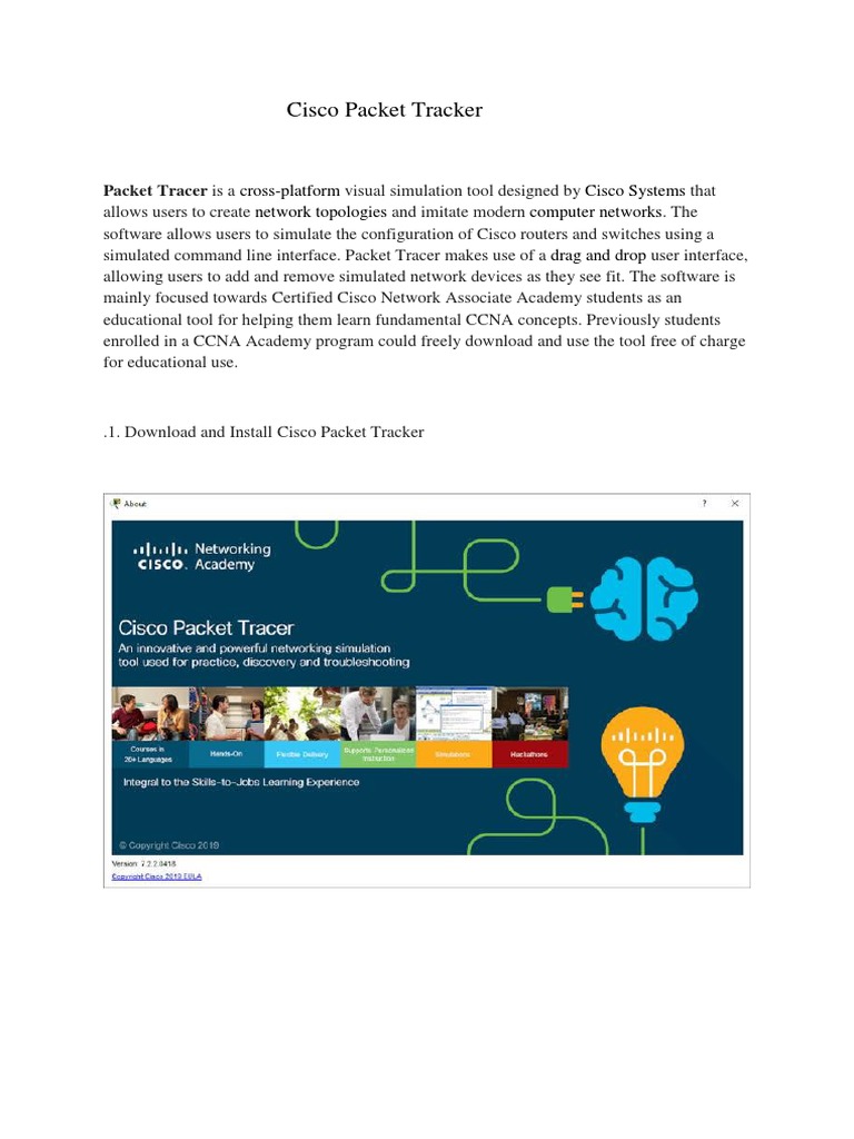 Cisco Packet Tracker Report | PDF