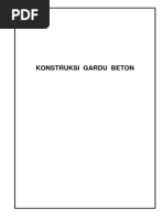 Standar Konstruksi Gardu PLN | PDF