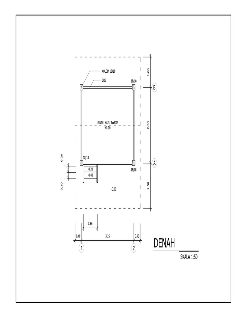 Denah Gazebo PDF | PDF