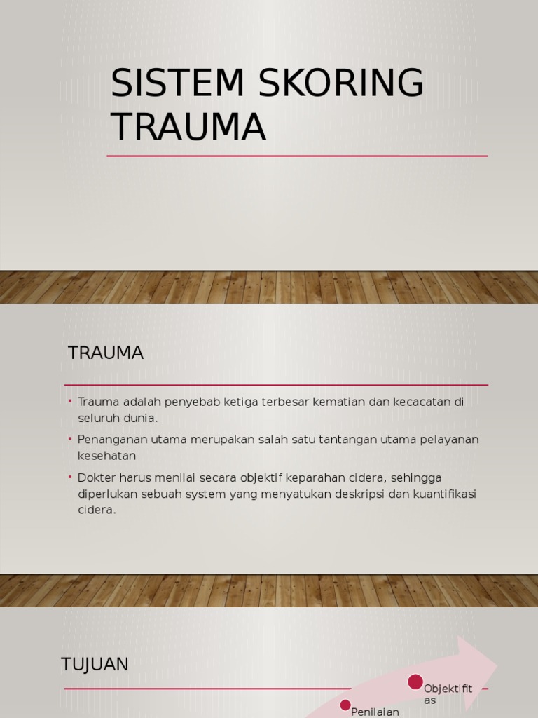 Trauma Score | PDF | Sains & Matematika